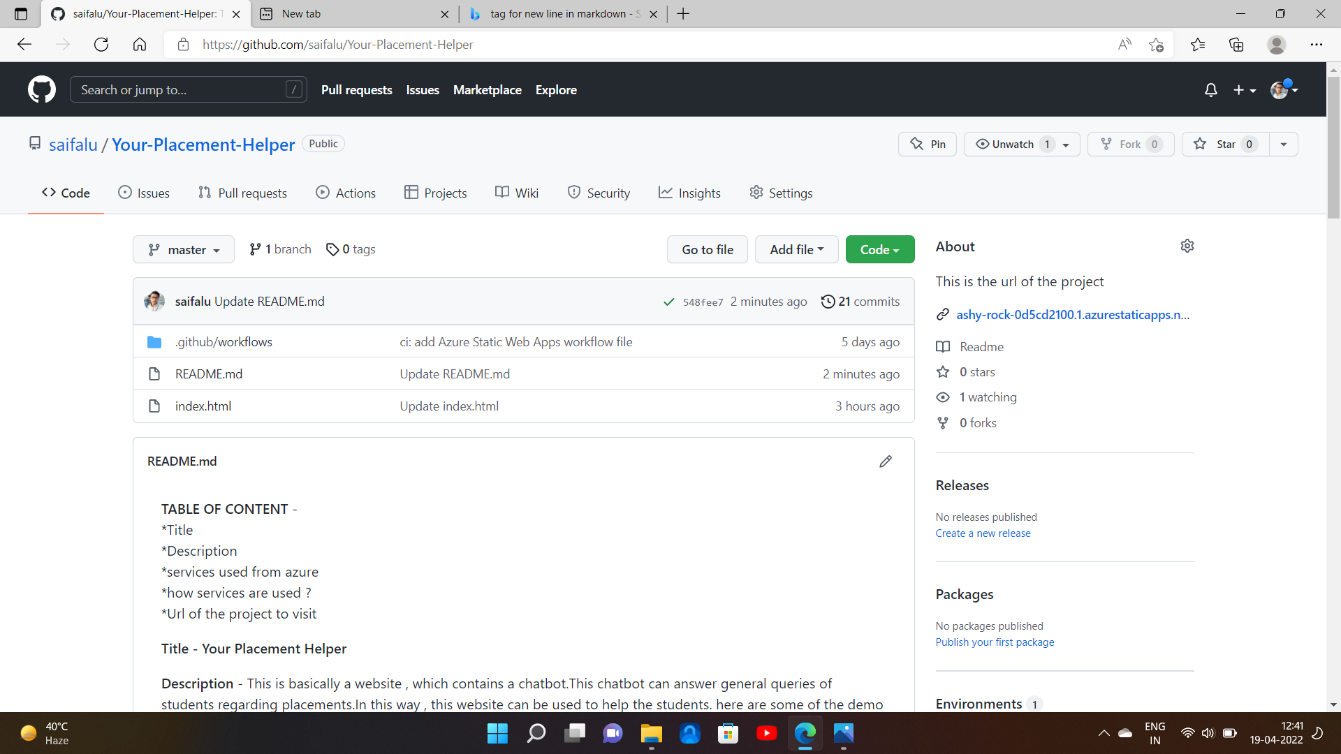 GitHub - saifalu/Your-Placement-Helper