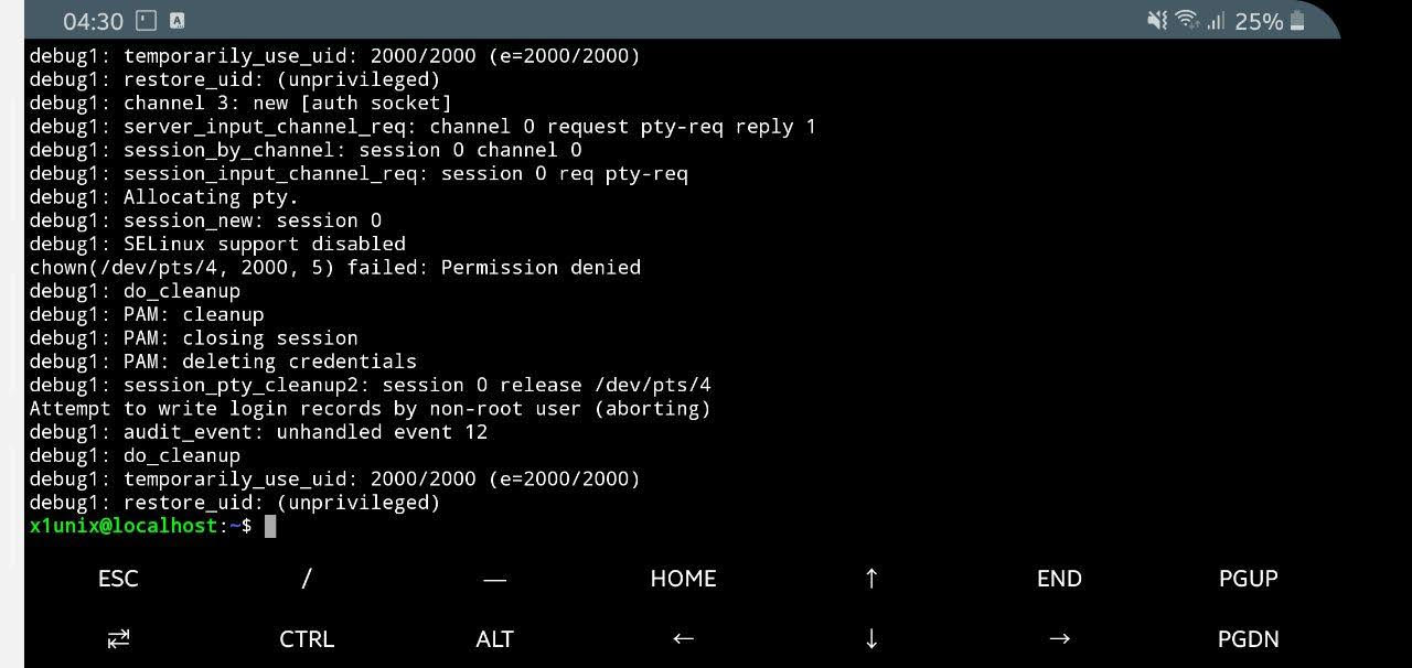 Help - Remote SSH access to Android with X forward issue · Issue #1183 · CypherpunkArmory ...