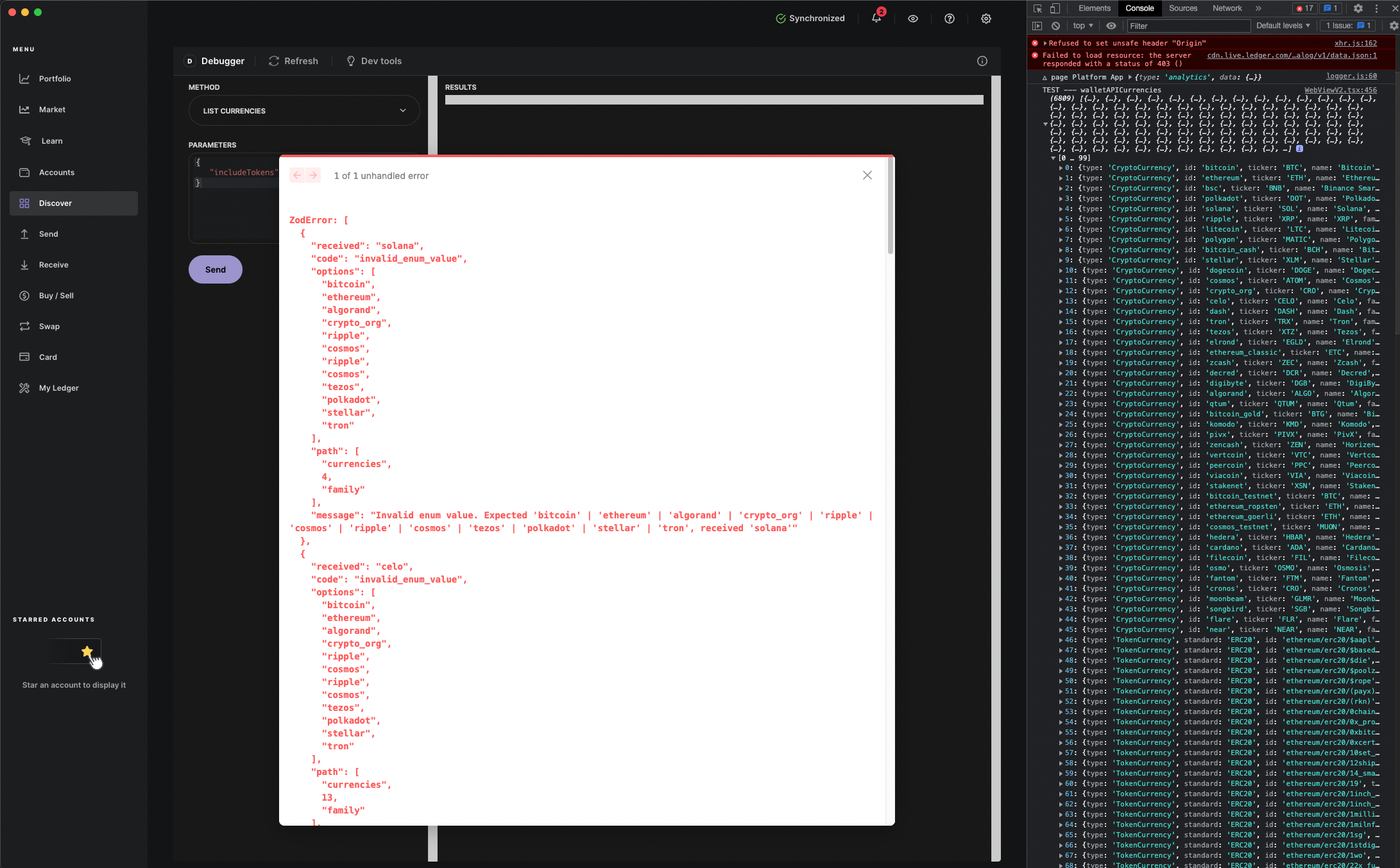 wallet-api-server sets unhandled cryptocurrencies, accounts and permissions · Issue #81 ...
