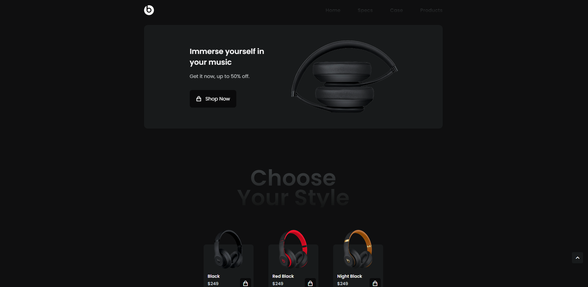GitHub - marcuscaiado/beats: Beats by Dre Responsive