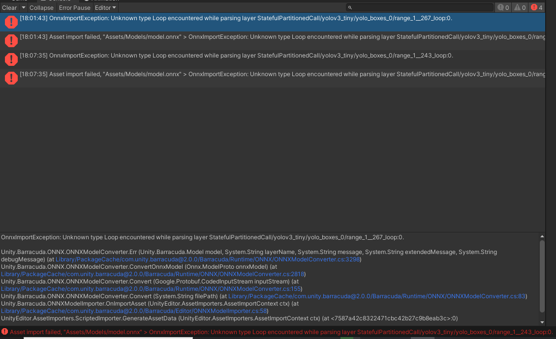Loop Not Supported Currently · Issue 228 · Unity Technologies