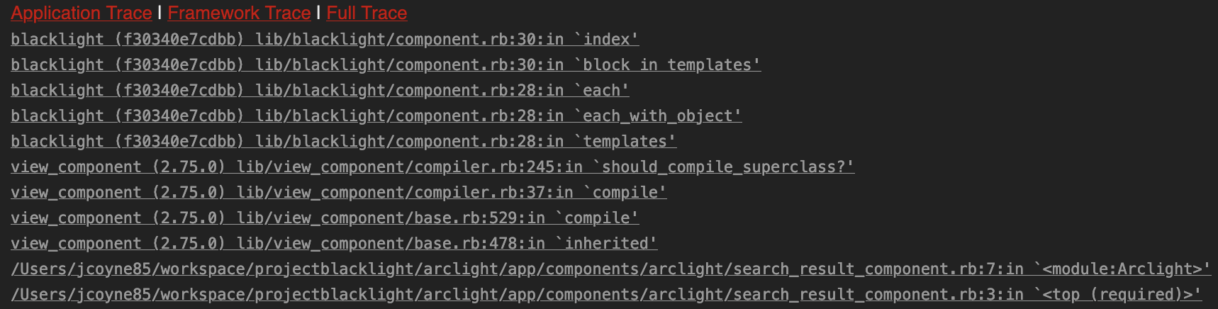 ViewComponent 2.75.0 breaks blacklight · Issue #2867 · projectblacklight/blacklight · GitHub