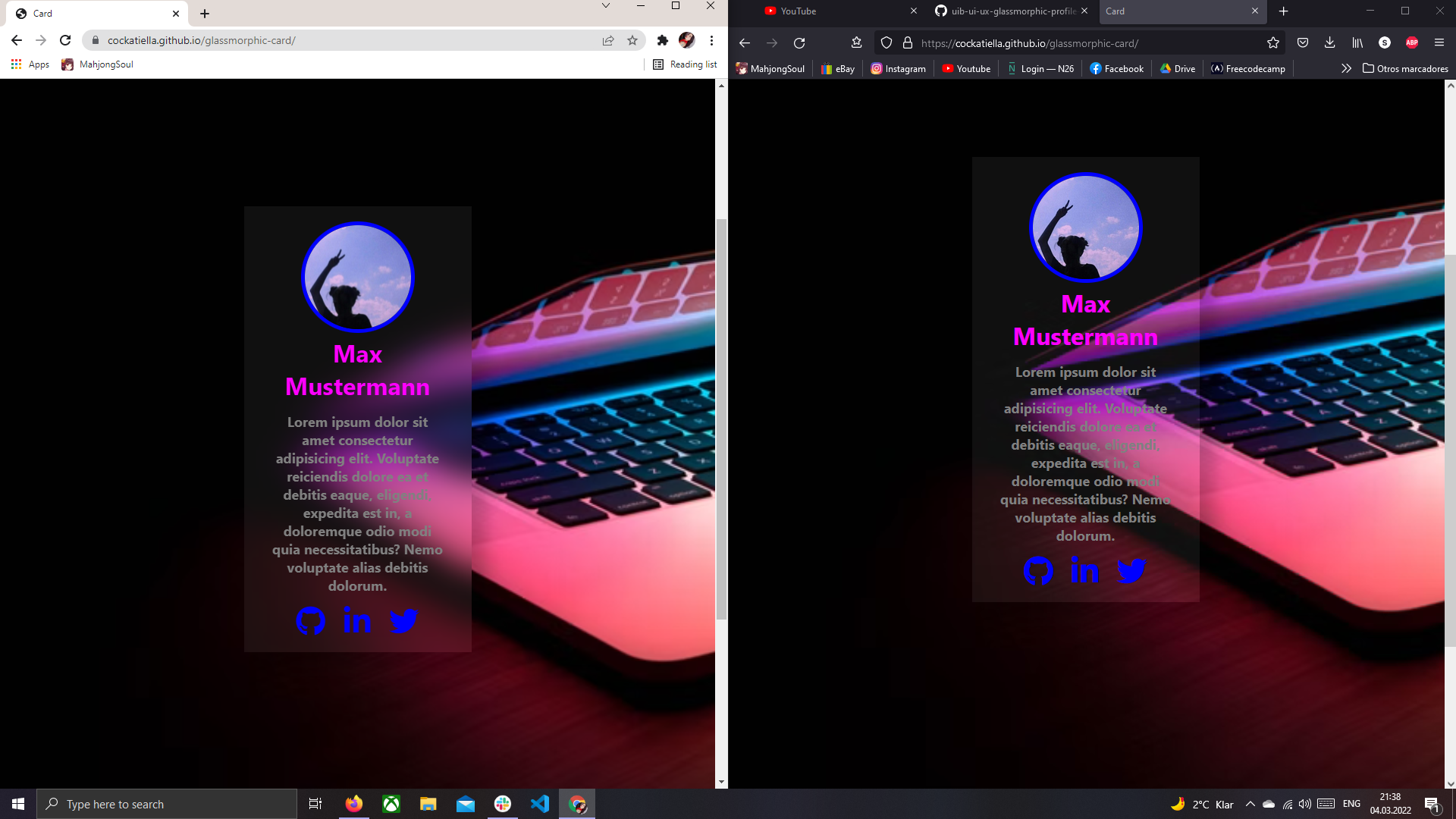 GitHub - cockatiella/glassmorphic-card