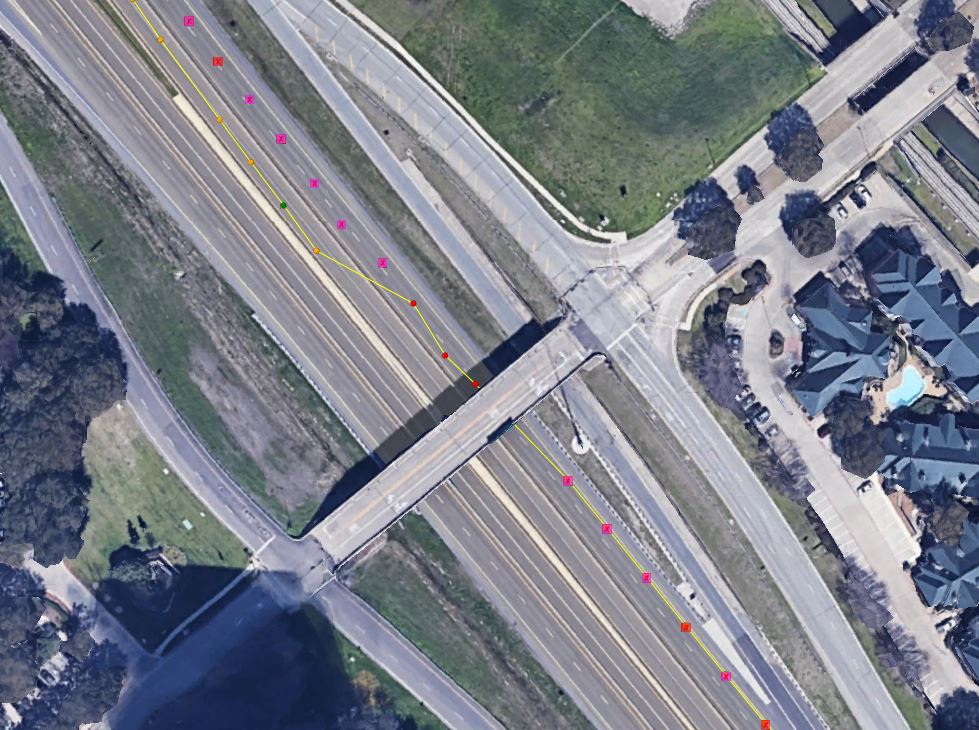 Position offset after exiting a bridge · Issue #627 · tomojitakasu ...