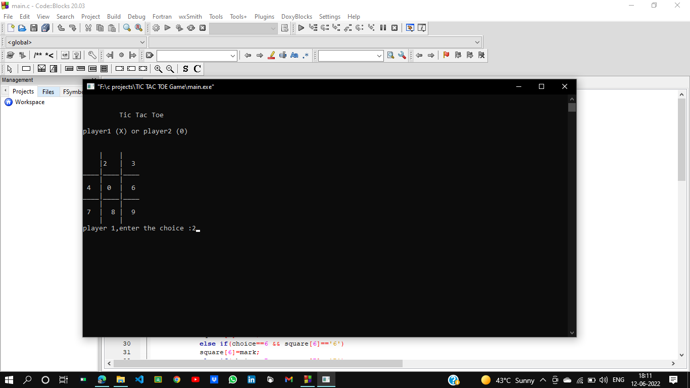 GitHub - ashish3281/Tic-Tac-Toe-Game: This program is a small game Tic Tac Toe in C programming ...