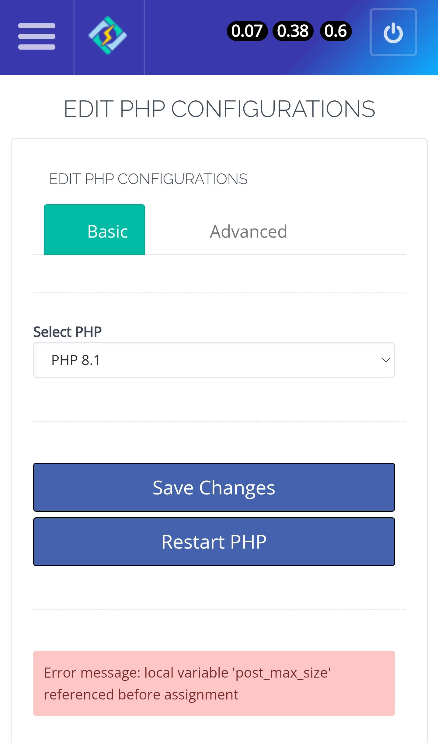 [Feature Request] Support for PHP 8.1 · Issue #780 · usmannasir/cyberpanel · GitHub