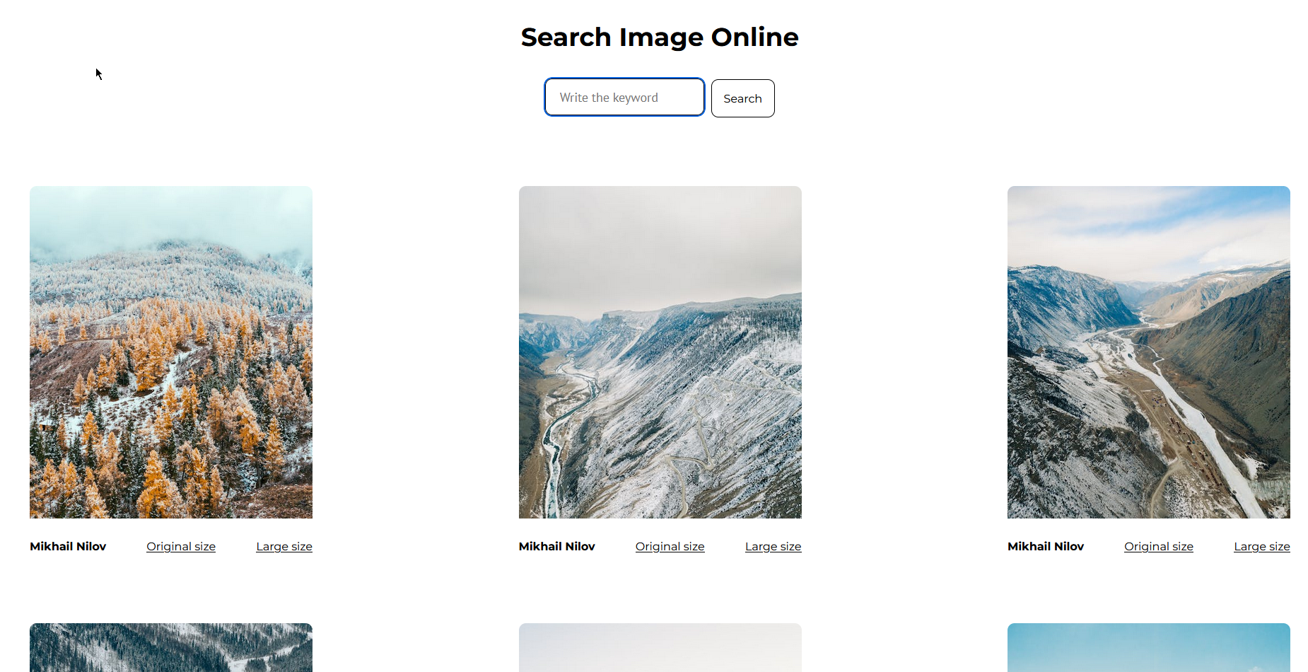 GitHub - ArtemiePirnau/fetch-pexels-API