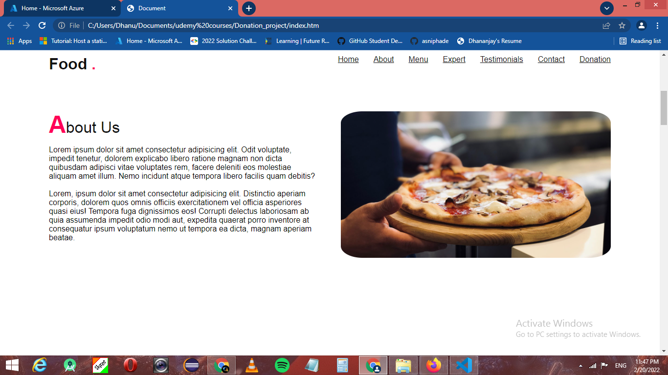 GitHub - Dnight4/Food_Donation_Project: Food Donation project