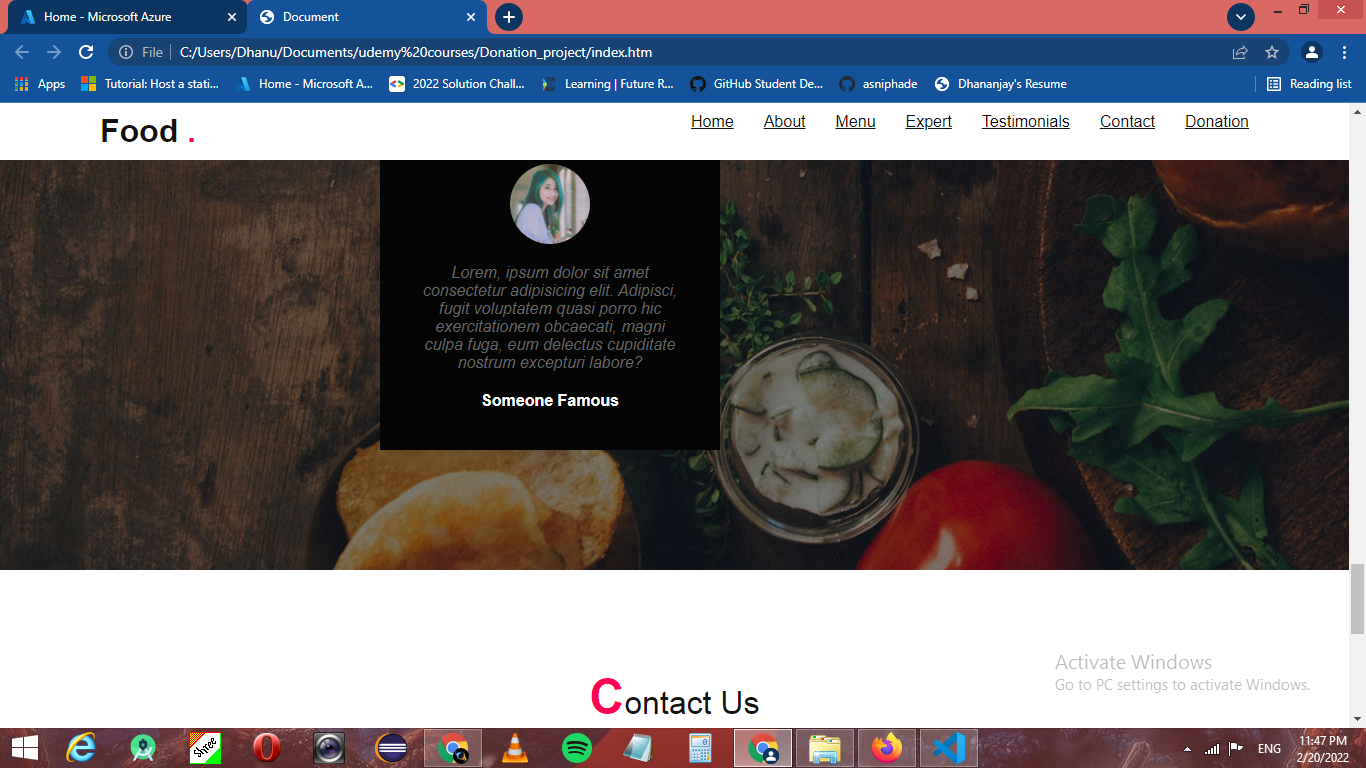 GitHub - Dnight4/Food_Donation_Project: Food Donation project
