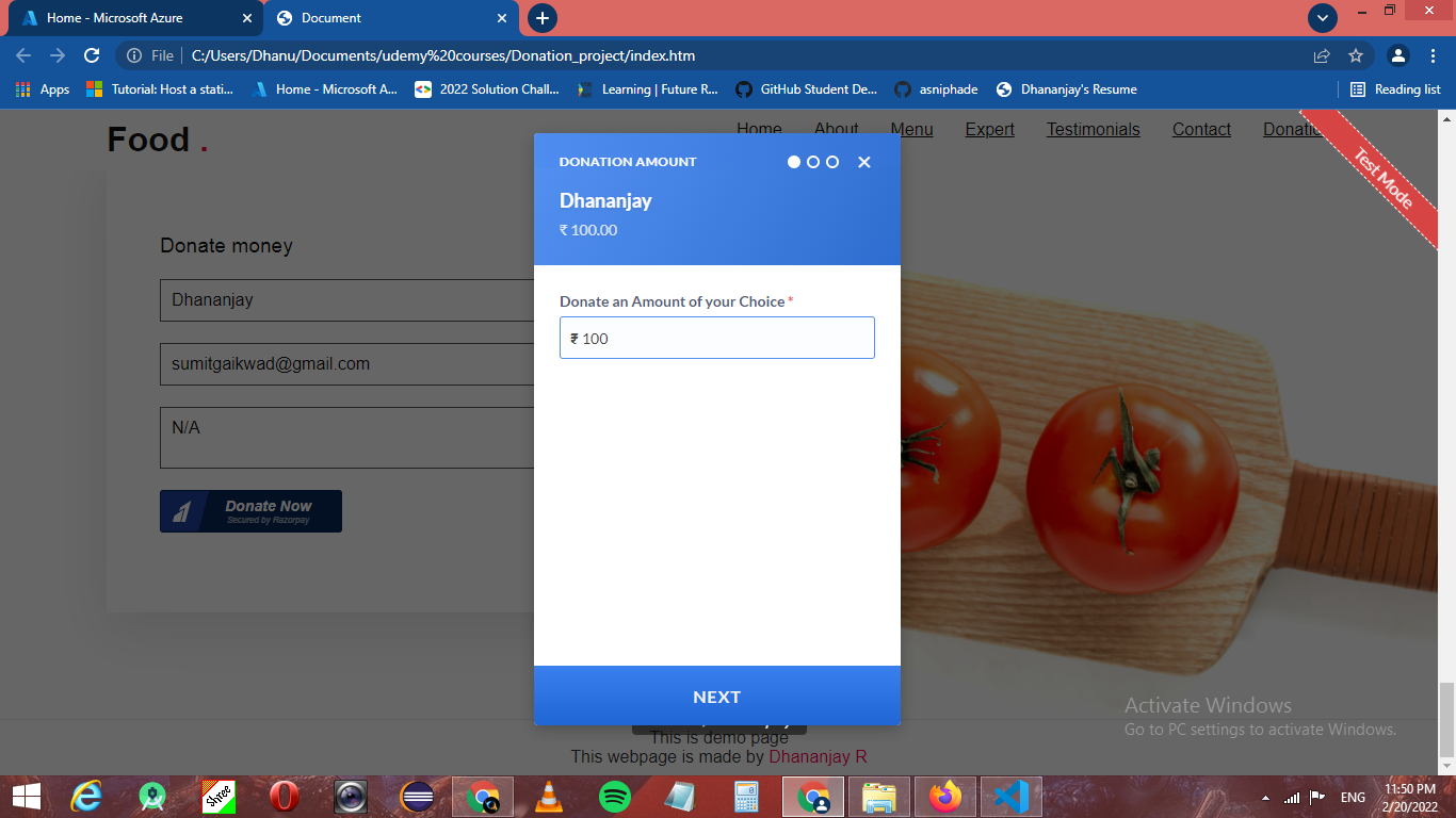 GitHub - Dnight4/Food_Donation_Project: Food Donation project