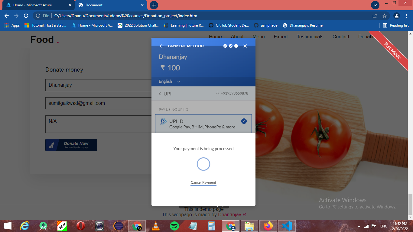GitHub - Dnight4/Food_Donation_Project: Food Donation project