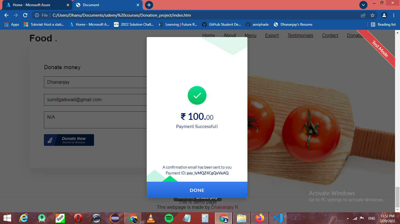GitHub - Dnight4/Food_Donation_Project: Food Donation project