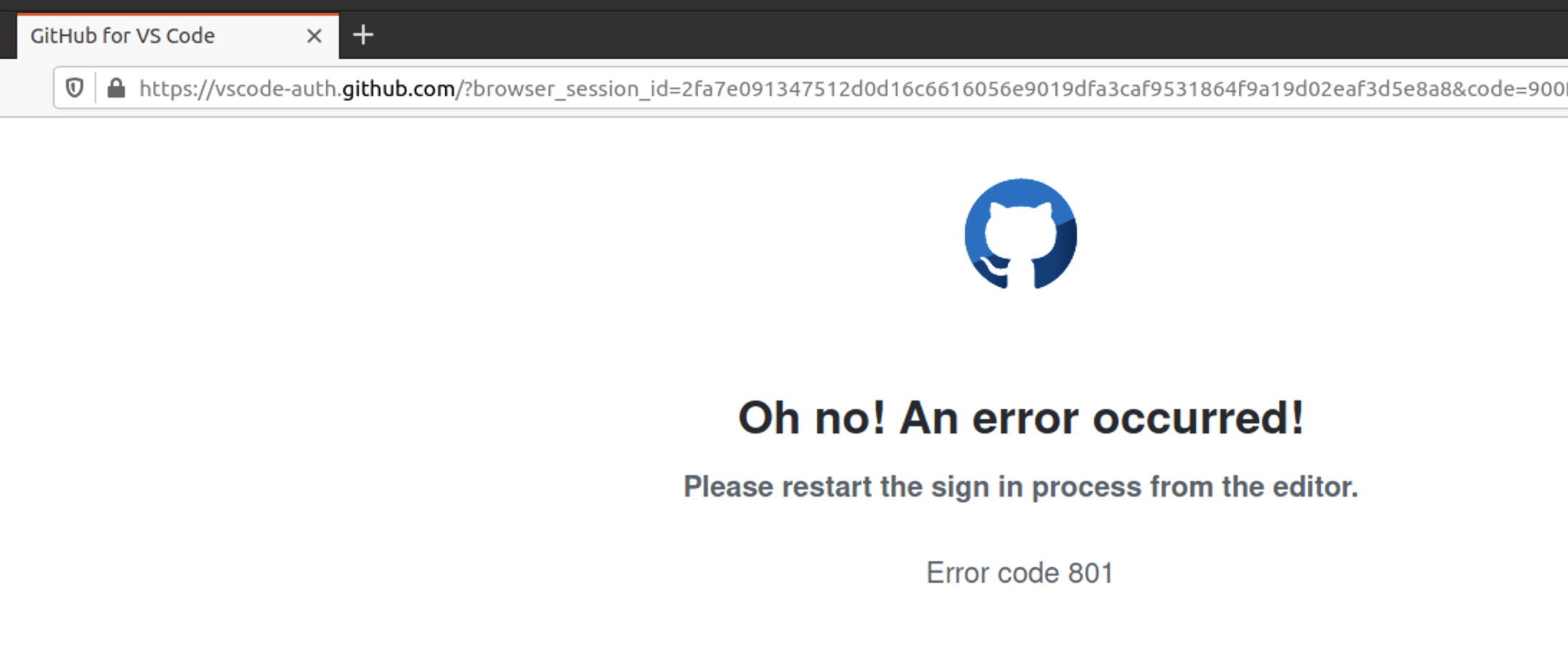 Error signing in the second extension to GitHub · Issue #115062 ...