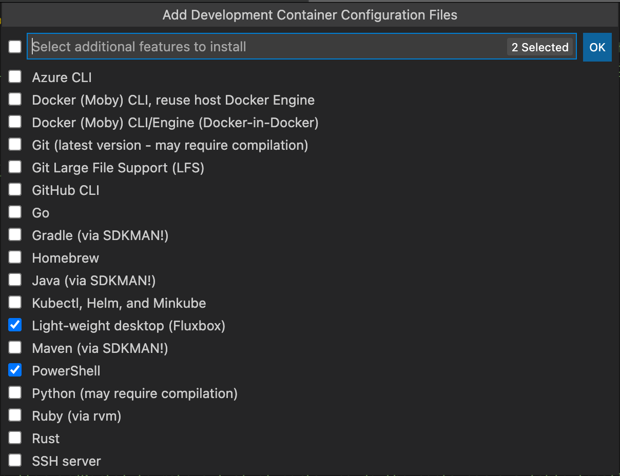Test: Container features exploration · Issue #5495 · microsoft/vscode ...