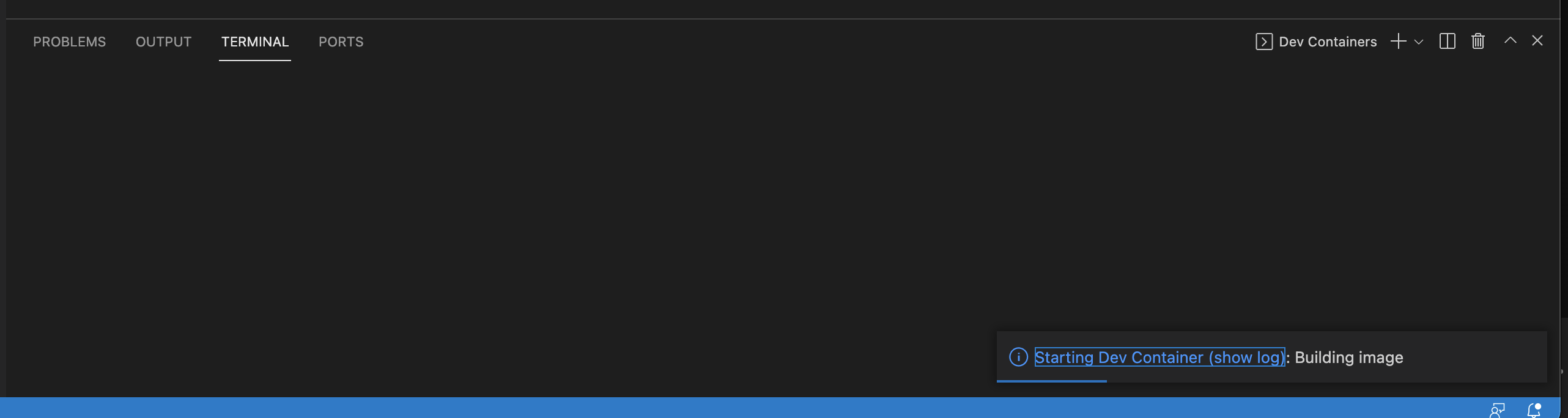 Terminal content not shown while resolver runs · Issue #133442 ...