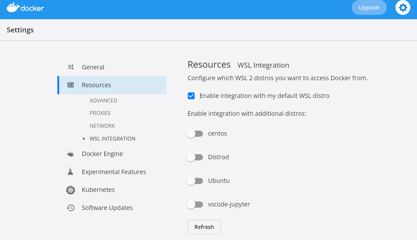 WSL+Containers: Allow selection of an alternate distro for docker commands · Issue #5774 ...