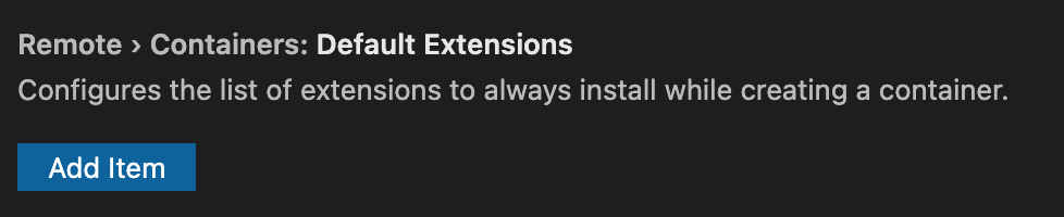 It is *super* unclear why some extensions automatically install themselves in the container ...