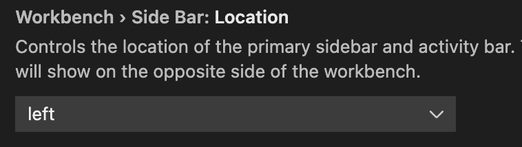 Sidebar vs side bar · Issue #145863 · microsoft/vscode · GitHub