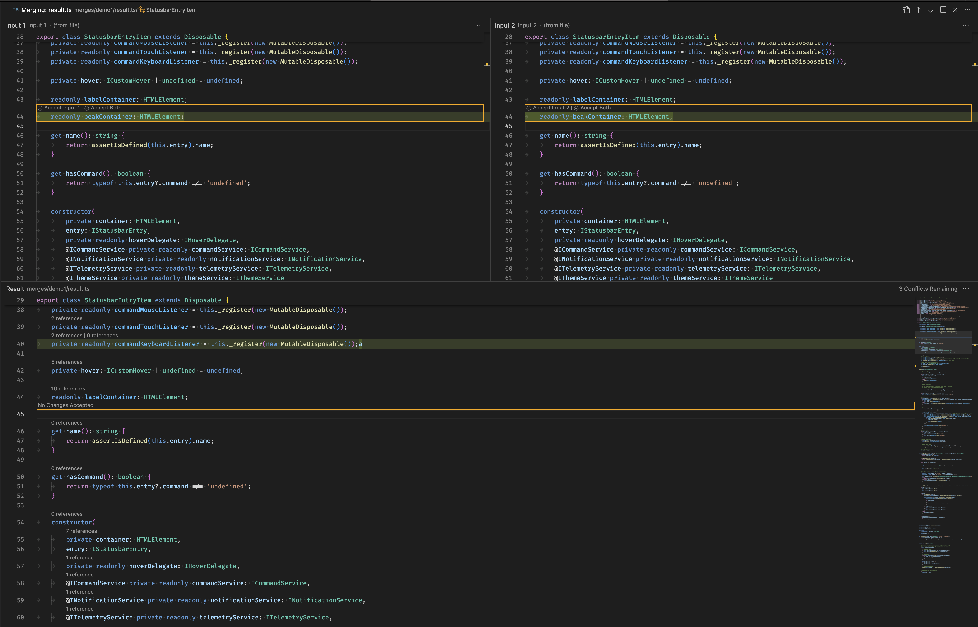Merge Ui Start At First Unhandled Conflict · Issue 161967 · Microsoftvscode · Github