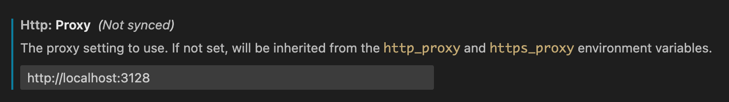 Extension Request Through Shared Process Proxy Setting Not Applied
