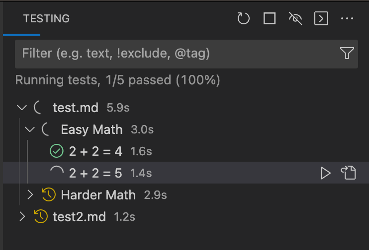Continuous test run: Two buttons to cancel, only one works · Issue ...