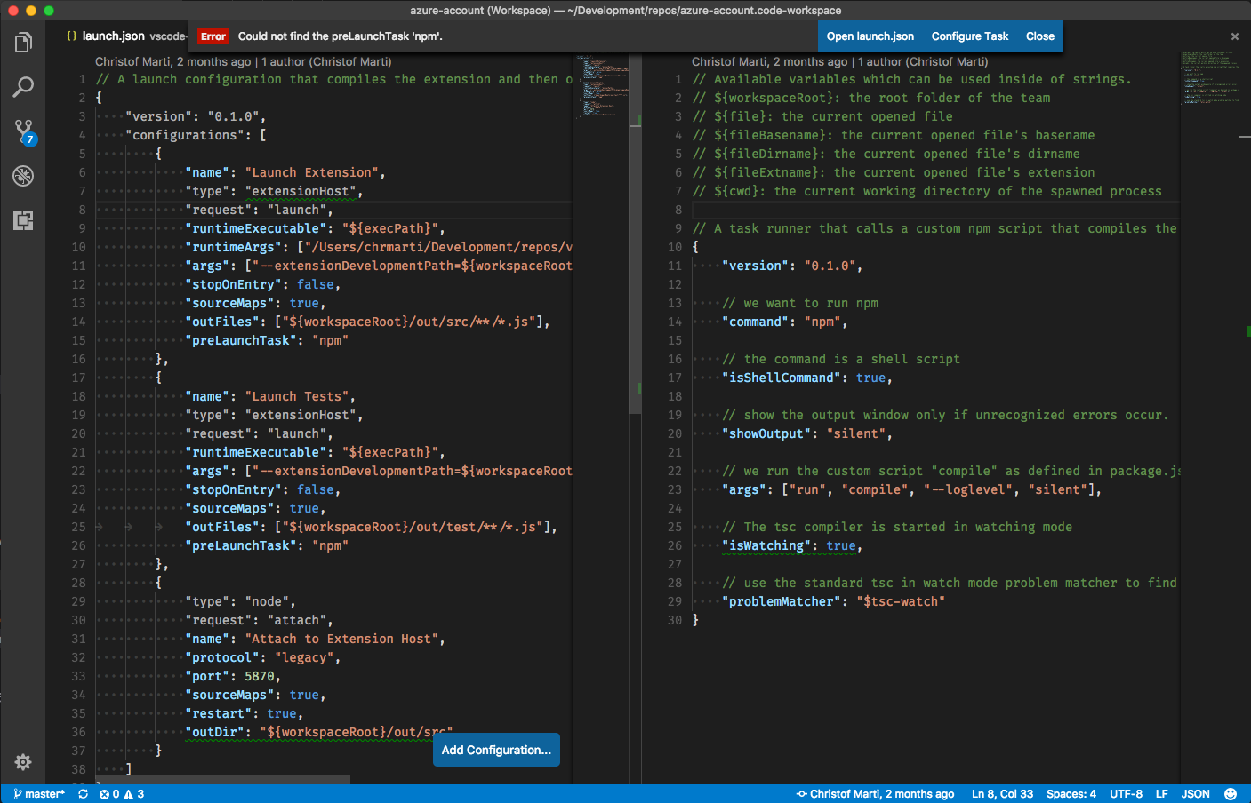 Could Not Find The Prelaunchtask Npm · Issue 35333 · Microsoftvscode · Github