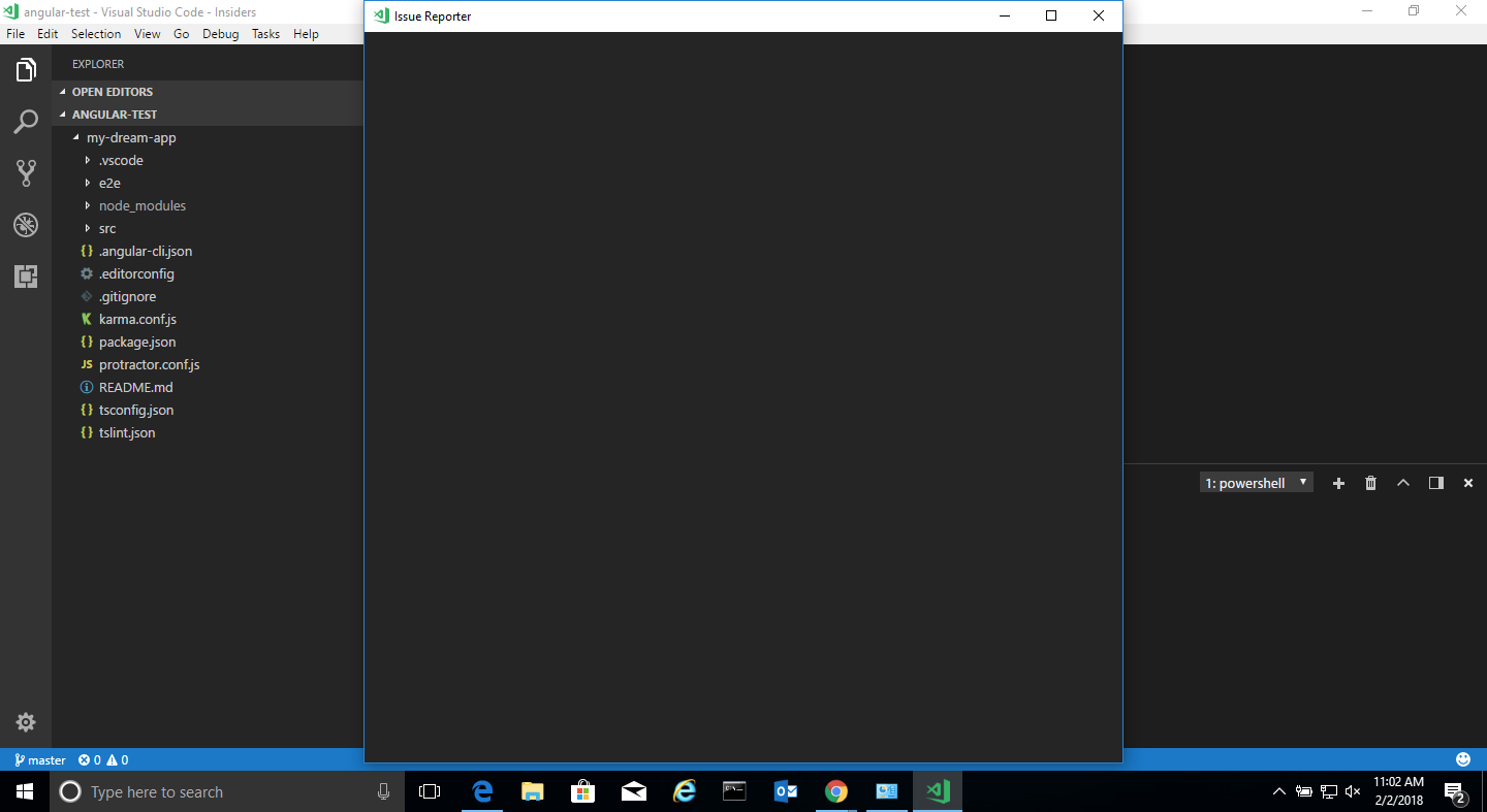 Issue Reporter Opens Empty When All Extensions Are Disabled · Issue