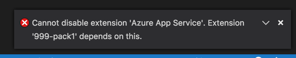 Cannot disable individual extension from pack · Issue #55036 ...