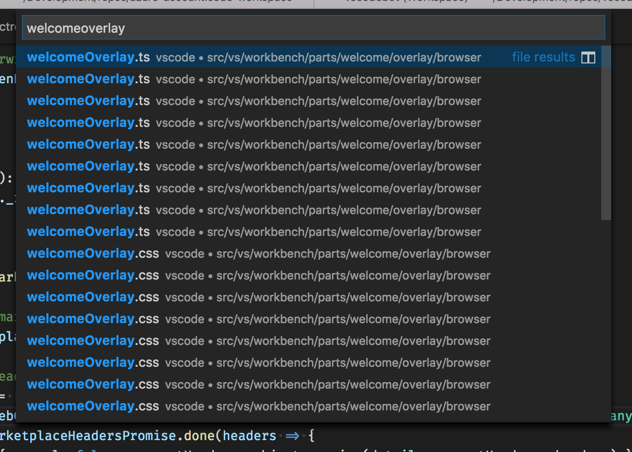 Duplicate File Results In Quickpick · Issue 55224 · Microsoftvscode · Github