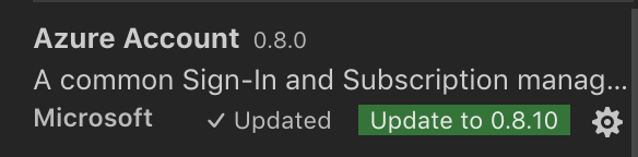 Extension Viewlet Suggests To Upgrade Extension Right After Install · Issue 69436 · Microsoft 