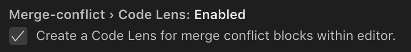 Merge Conflict Code Lenses Missing · Issue 83221 · Microsoft Vscode