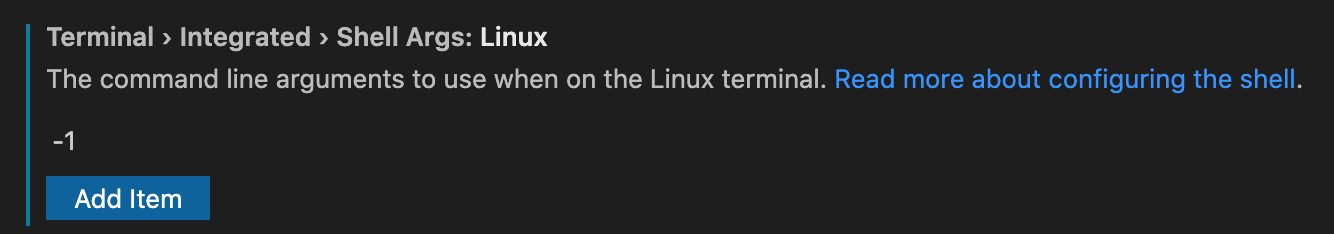 The terminal process "/bin/bash '-1'" failed to launch (exit code: 2). · Issue #3550 · microsoft ...