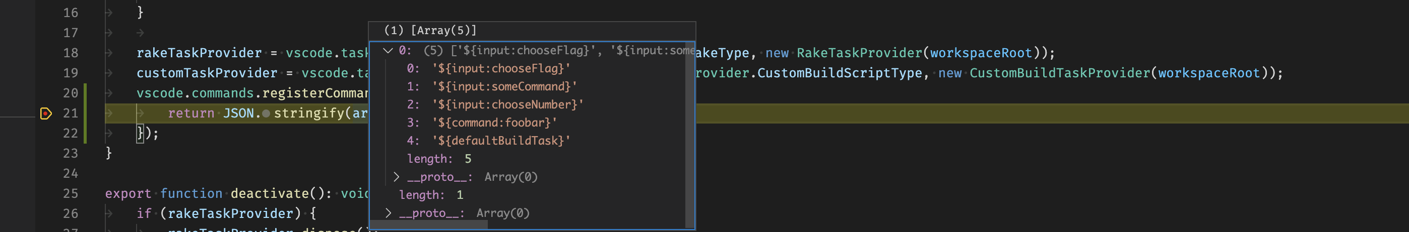 ${command:foobar} called with unexpected arguments · Issue #105819 · microsoft/vscode · GitHub