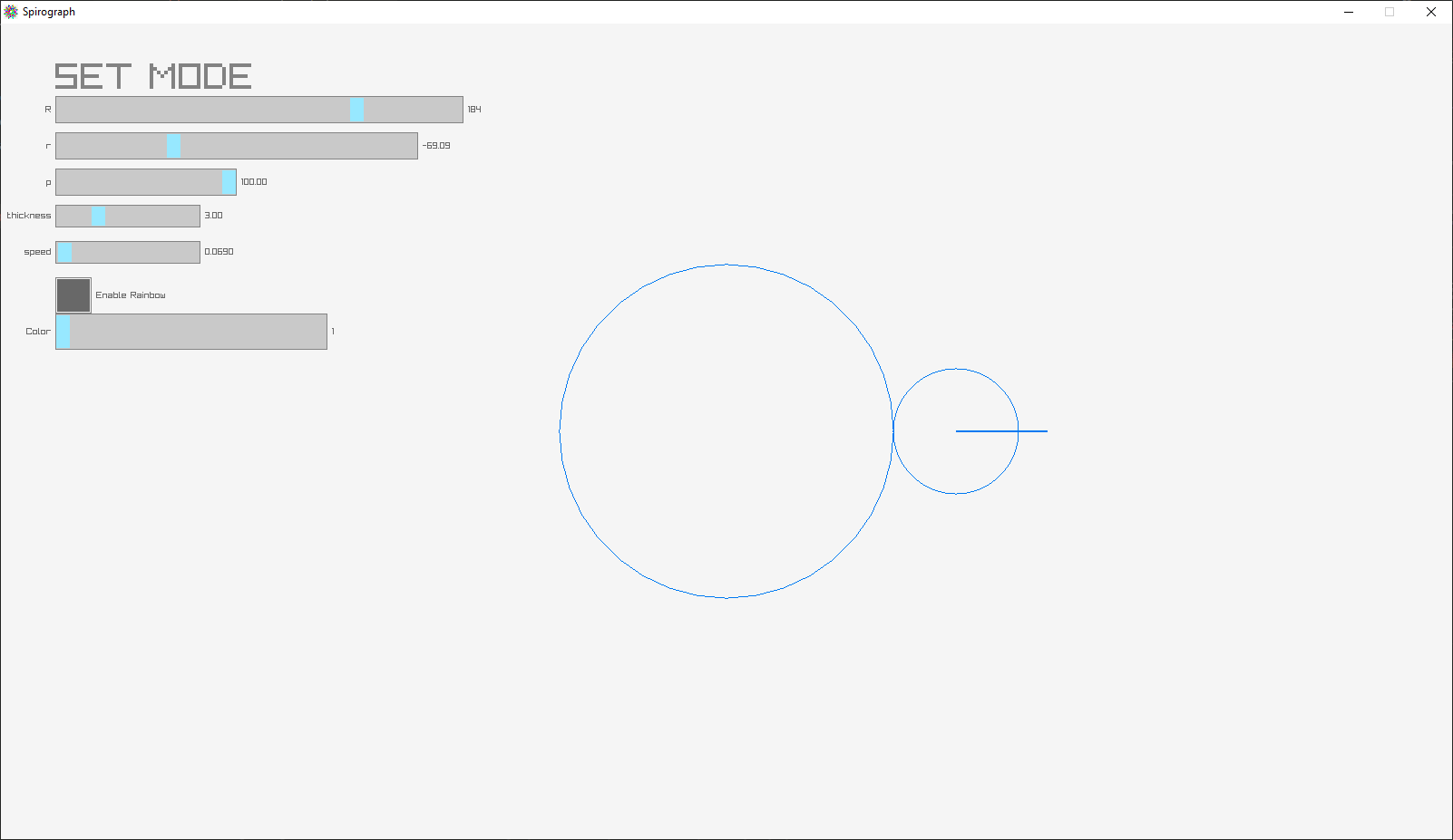Github Thowl 1 Spirograph A Spirograph Drawing Program Made Using Raylib That Runs In Real Time