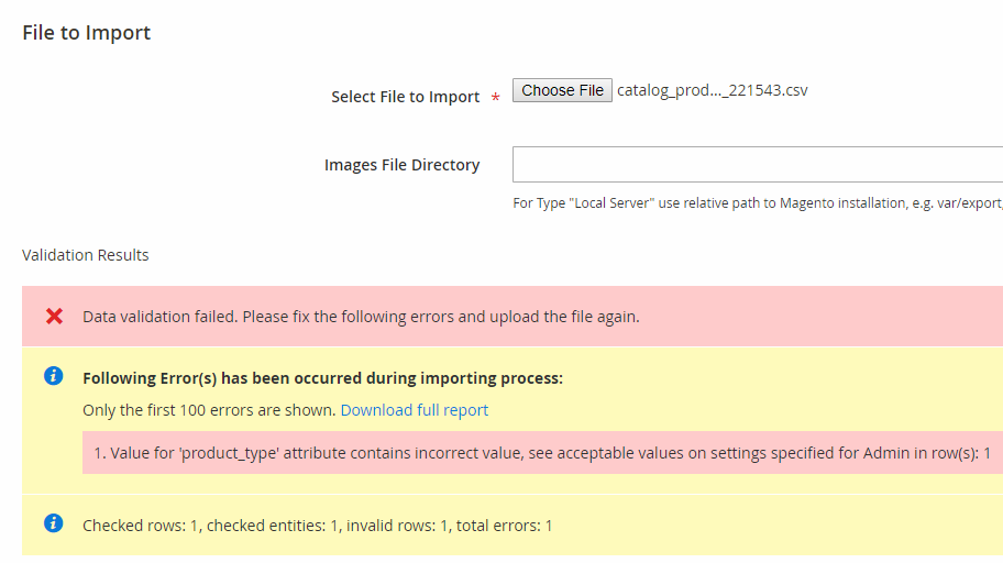 Import data 2.2.5 Value for 'product_type' attribute contains incorrect value · Issue #18052 ...