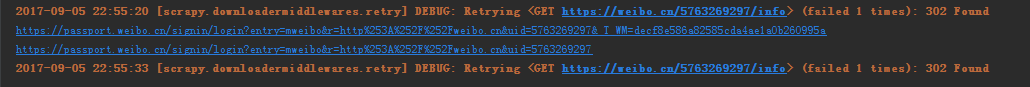 爬虫出现302错误 · Issue #13 · LiuXingMing/SinaSpider · GitHub