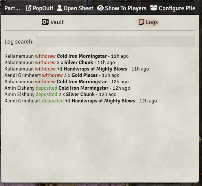 [BUG] - [PF2E] - Can't Close Vault Window · Issue #270 · fantasycalendar/FoundryVTT-ItemPiles ...