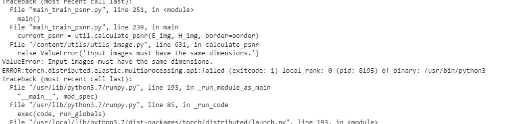 PNSR calculation in SWIN IR SR · Issue #141 · cszn/KAIR · GitHub