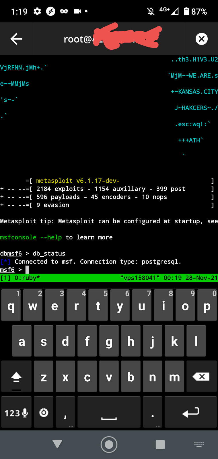 Postgresql errors! · Issue #15911 · rapid7/metasploit-framework · GitHub