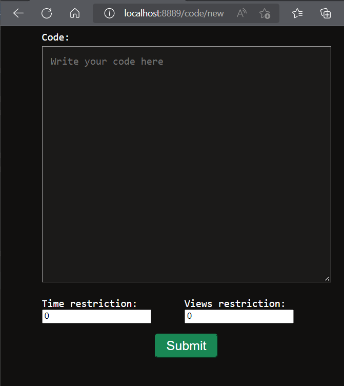 GitHub - Bassitt/Code-Sharing-Platform: There is a lot of collaboration ...