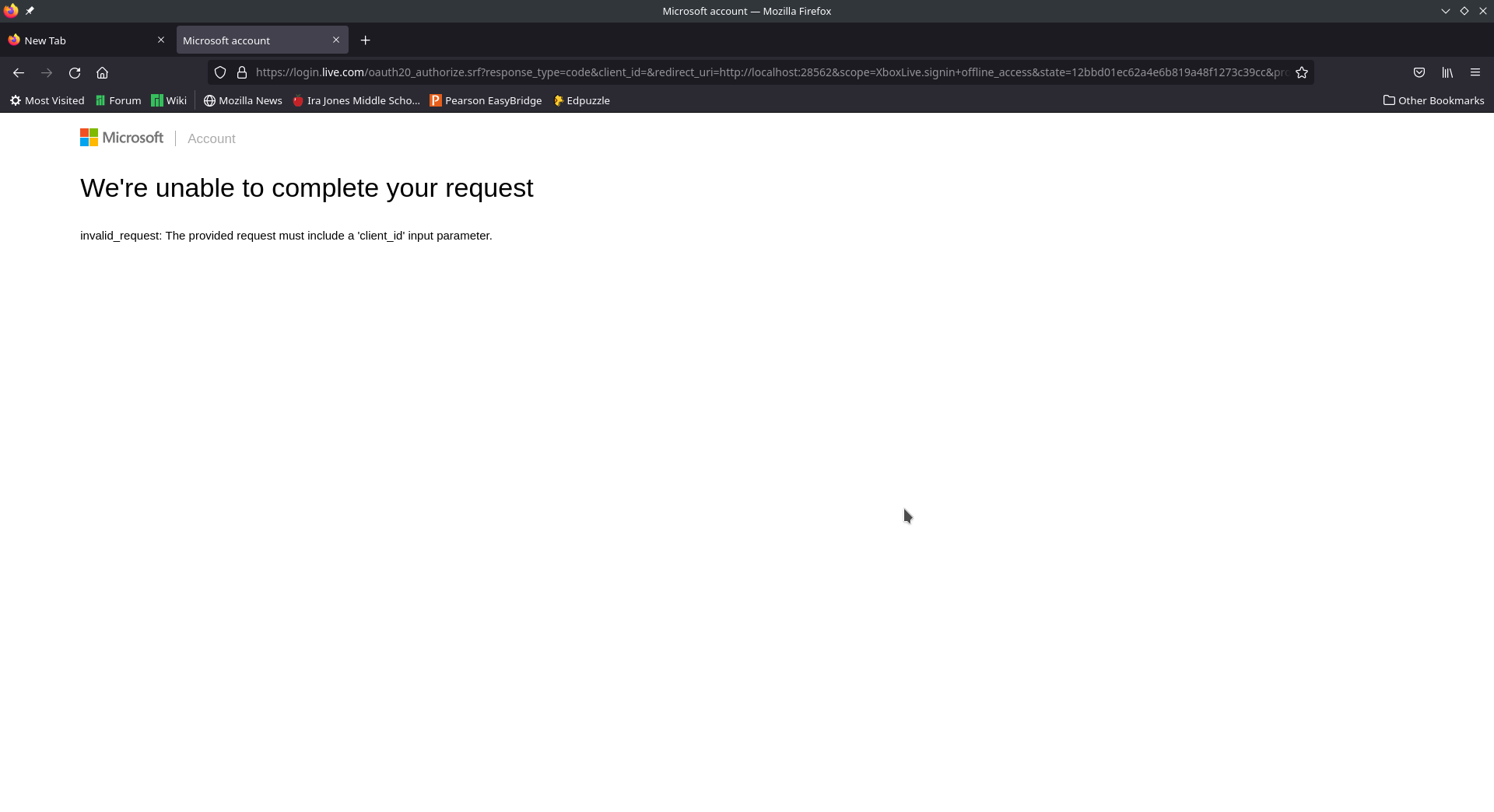 issue when logging on to a microsoft account · Issue #4152 · MultiMC/Launcher · GitHub
