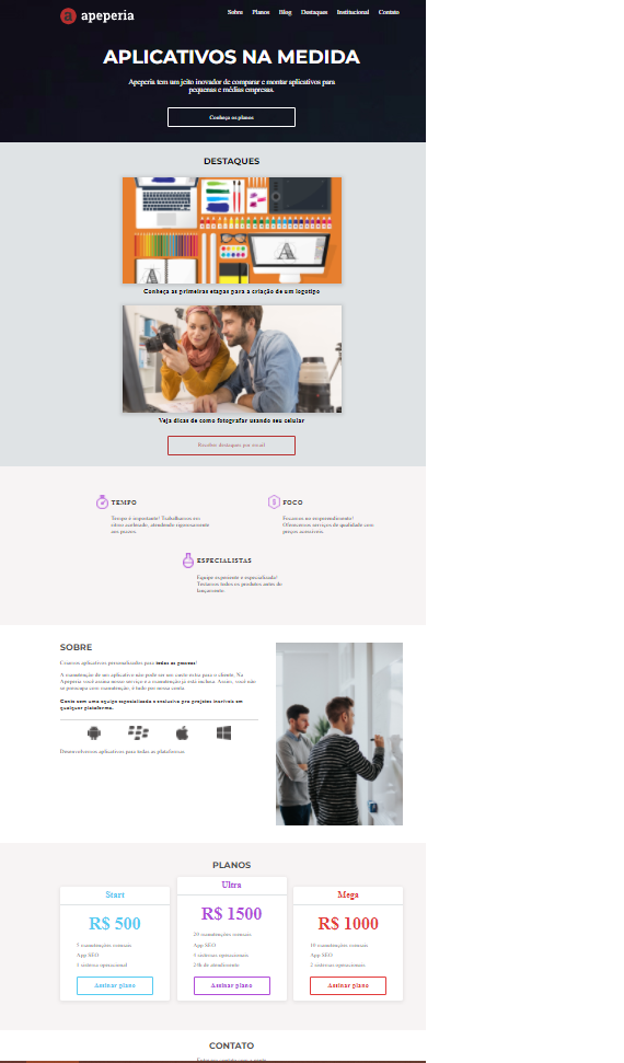 GitHub - MirianCr/Projeto_Apeperia_Layouts_Responsivos: Curso de Layouts Responsivos ...