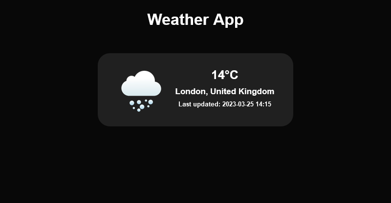 GitHub - andrejche/weather-app