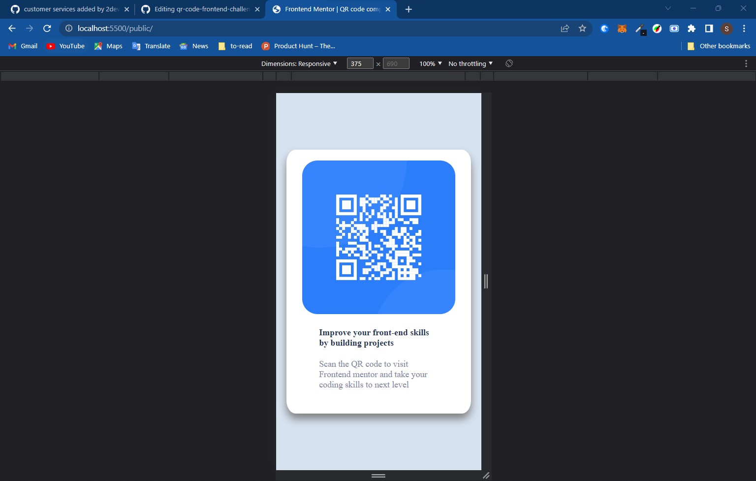 GitHub - ShubhamPatil0723/qr-code-frontend-challenge