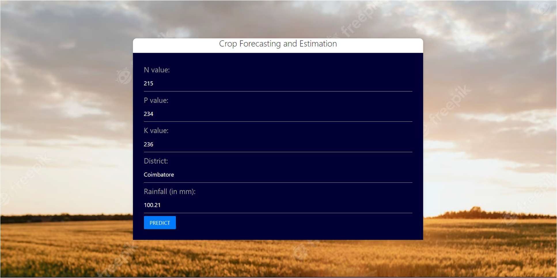 GitHub - SuriyaaVijay/CropForEst--Location-based-Crop-Prediction-and ...