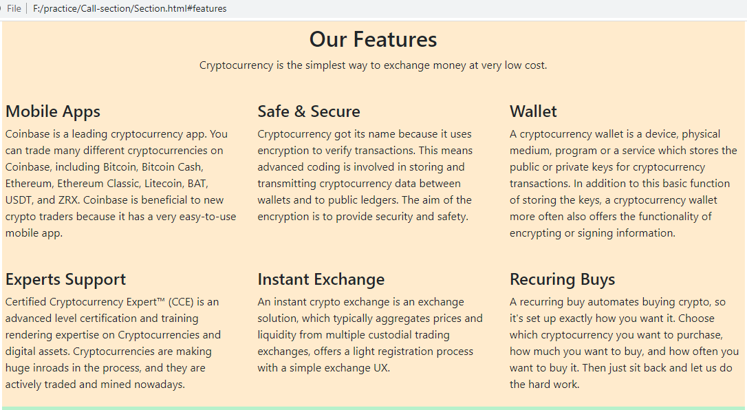 GitHub - Utkarshaingale15/Cryptocurrency-Call-Sections: Call different sections of the bootstrap ...