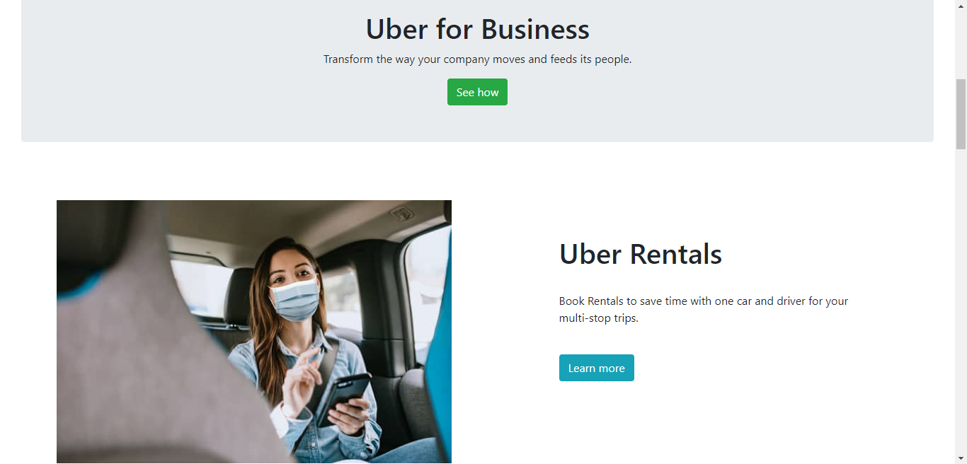 GitHub - Utkarshaingale15/Uber-UI: Creating an UI of Uber using HTML,CSS,Bootstrap