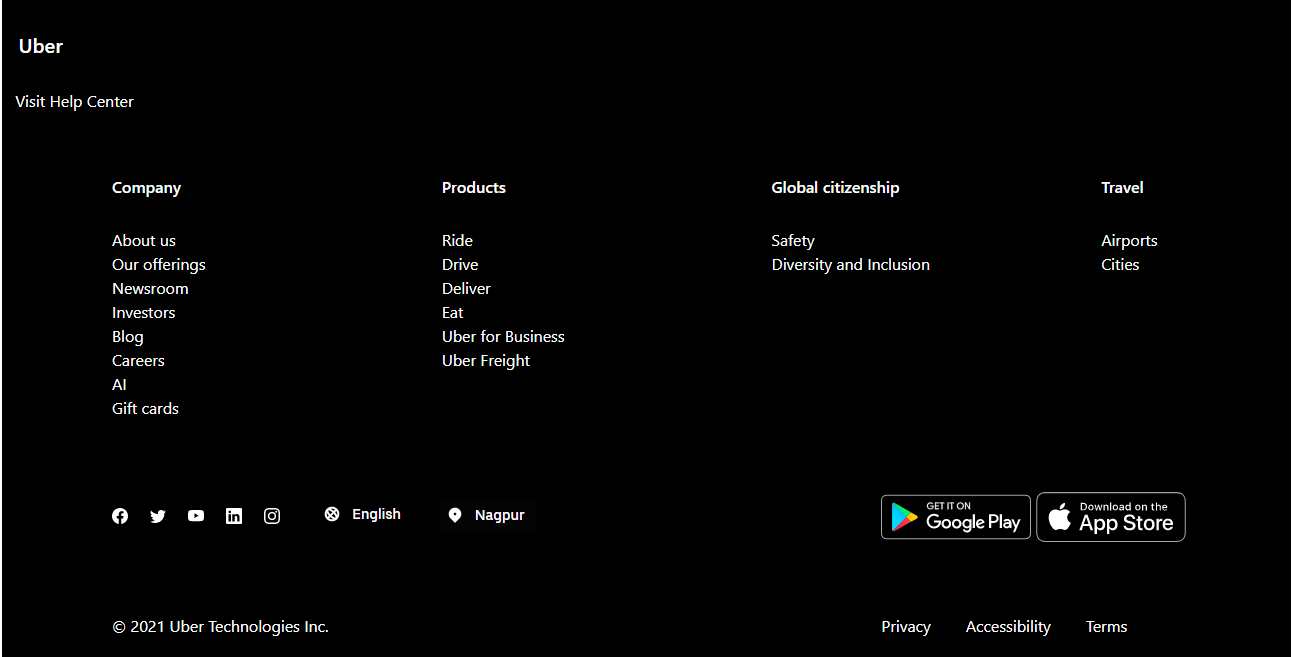GitHub - Utkarshaingale15/Uber-UI: Creating an UI of Uber using HTML,CSS,Bootstrap