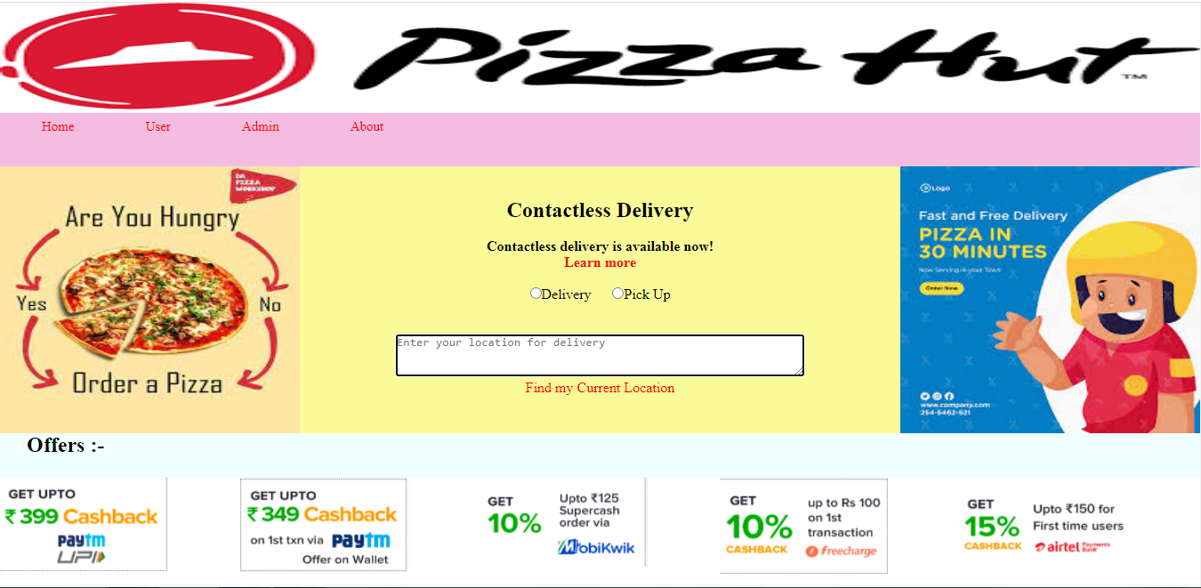 GitHub - Utkarshaingale15/Pizza-hut-page: Create a pizaa hut web page ...