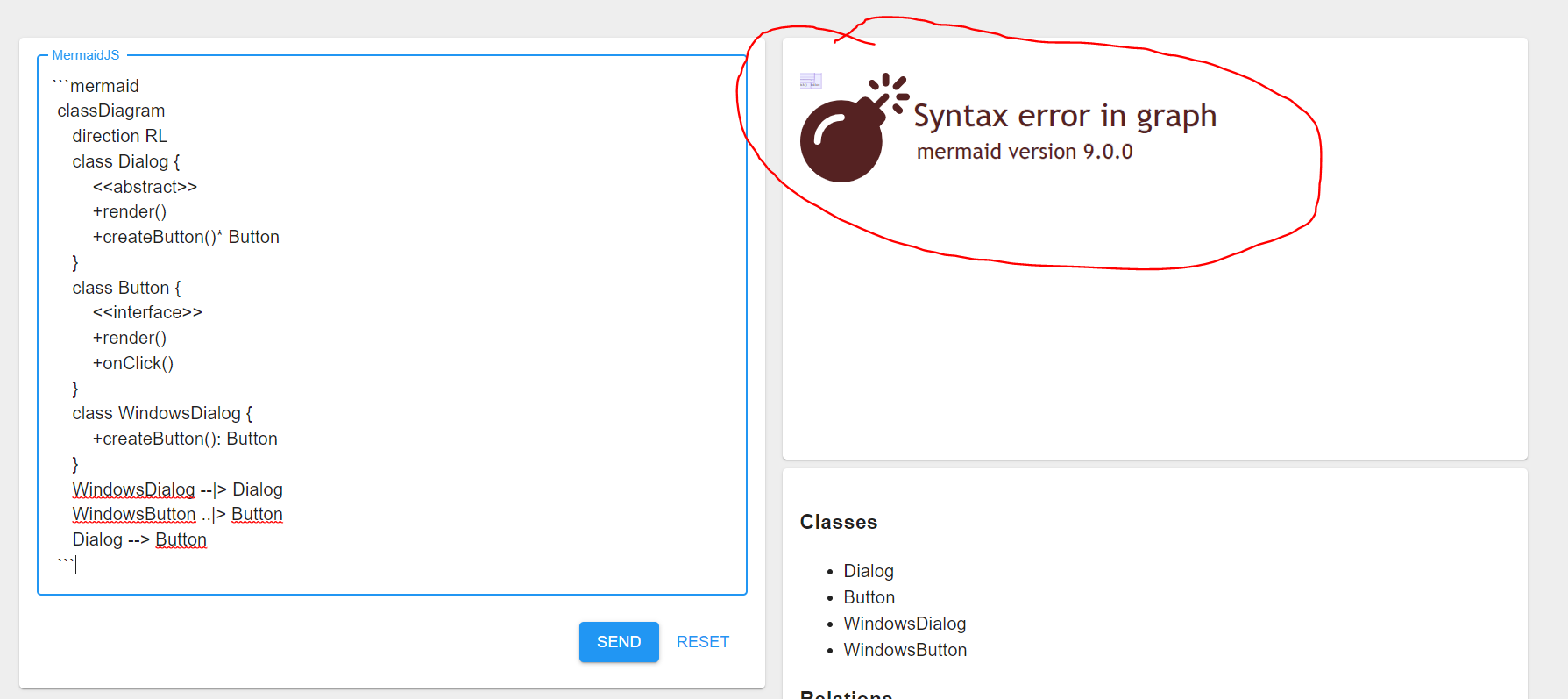Syntax Error In Rendering Class Diagrams · Issue 3867 · Mermaid Js 6804